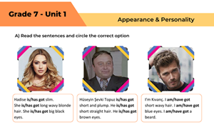 Unit 1 Appearance&Personality - Ortaokul İngilizce
