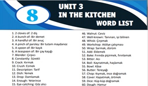 Unit 3 In the Kitchen - Ortaokul İngilizce